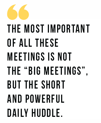 Why the 15-Minute Daily Huddle is Critical to Scale Up Your Business